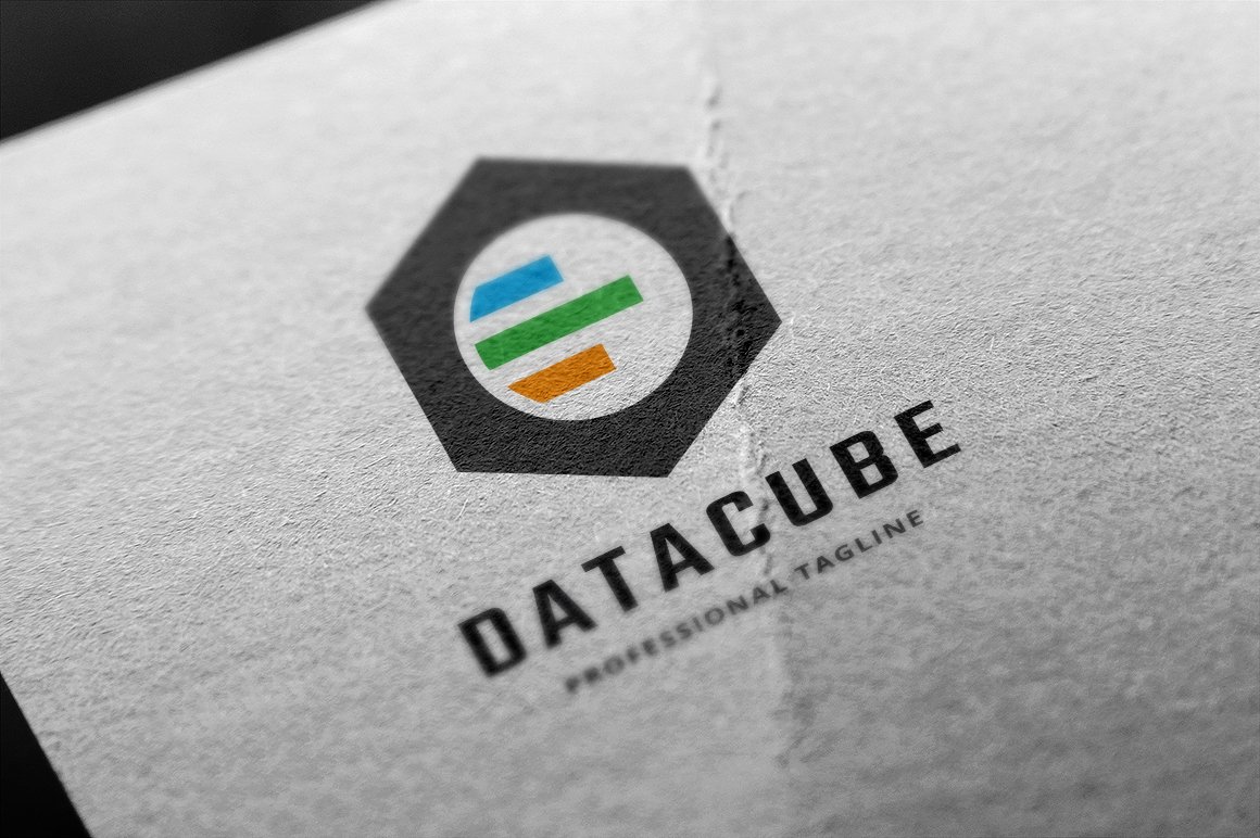 Data Cube Logo (672289) | Logos | Design Bundles