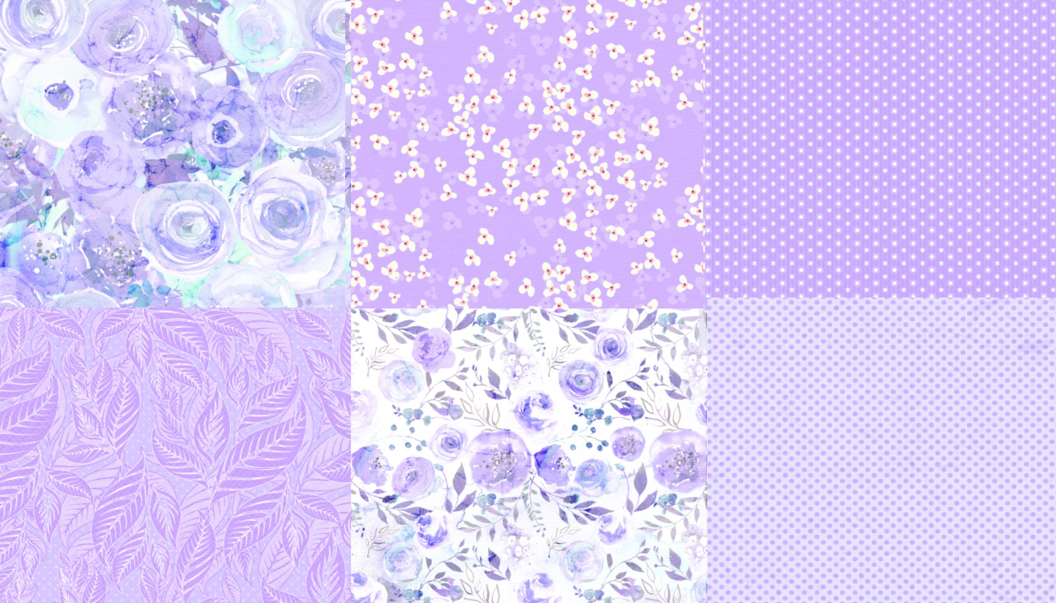 18 Fresh & Fun Violet Scrapbook Papers (99423) | Backgrounds | Design ...
