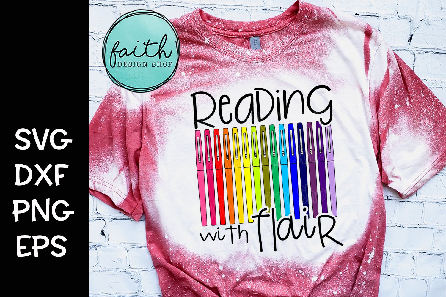 Reading with Flair (410605) | SVGs | Design Bundles