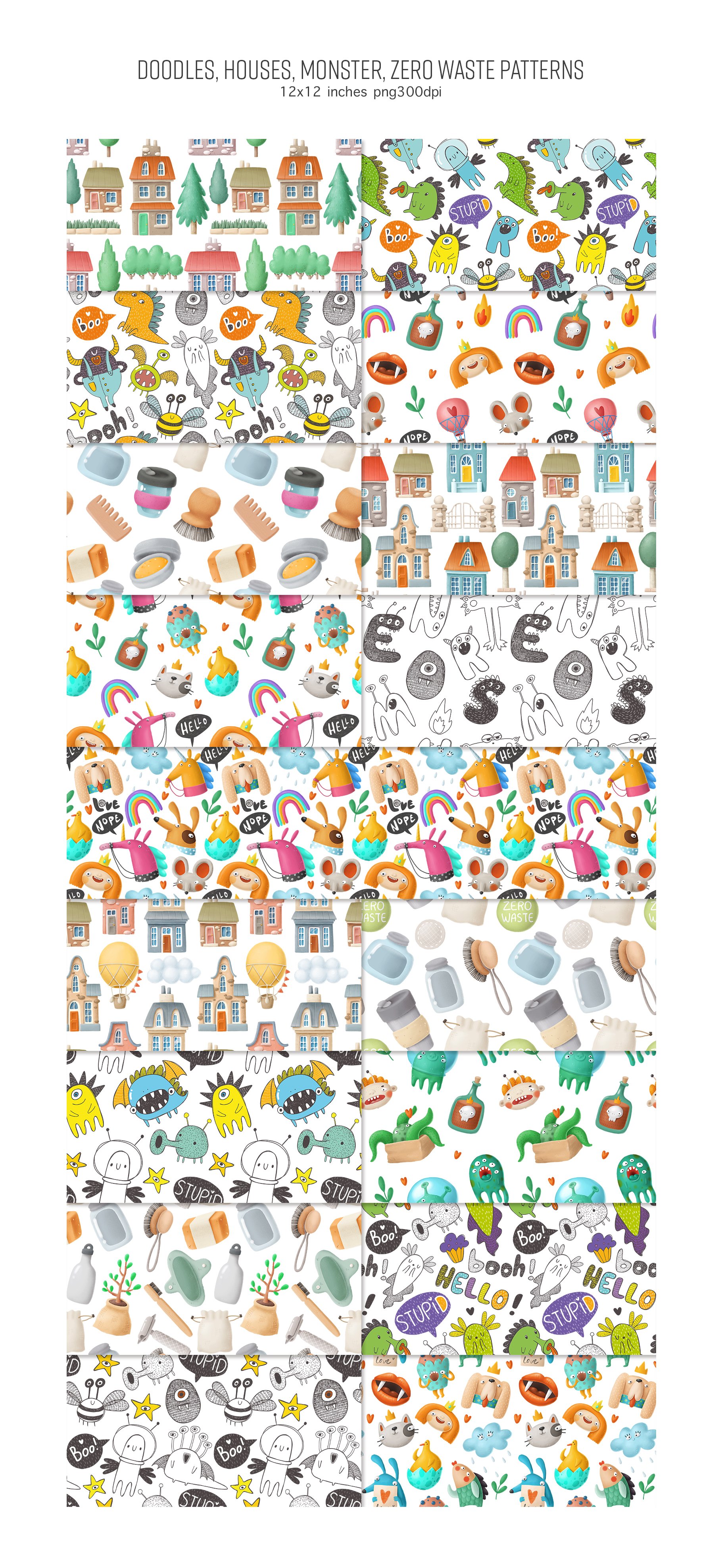 Pattern Bundle (1127019) | Patterns | Design Bundles