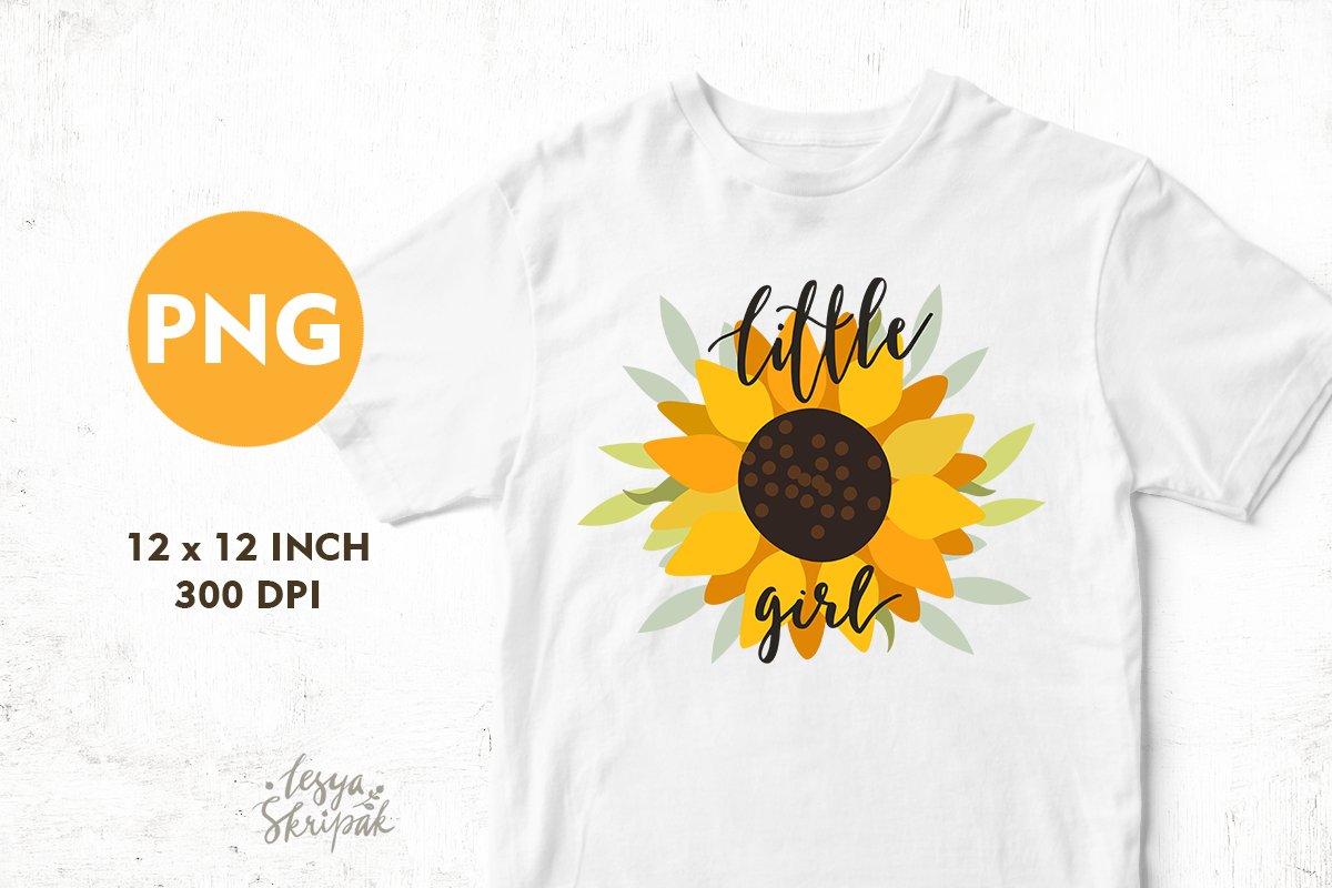 Little girl. sunflower sublimation. Little girl quotes. (1415274 ...