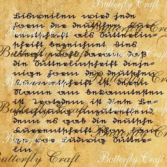 Old Letters Digital Paper, Vintage letters scrapbook Paper (91445 ...