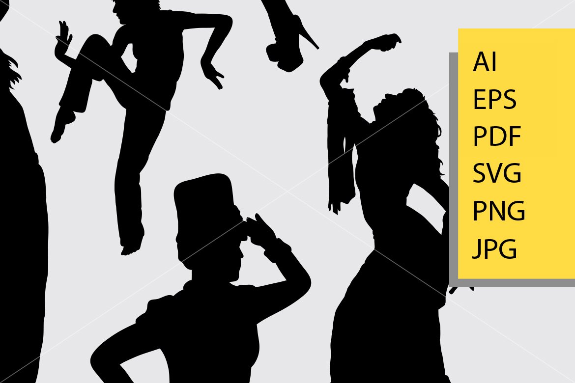 Action 1 silhouette (523153) | Objects | Design Bundles