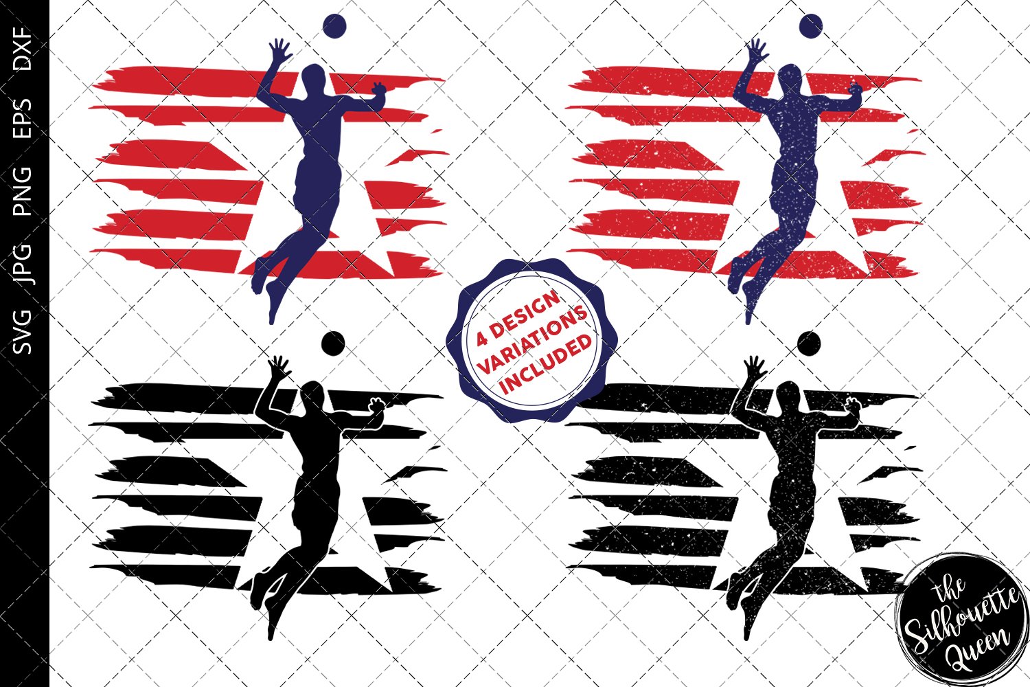 Volleyball Men flag svg (383362) | SVGs | Design Bundles