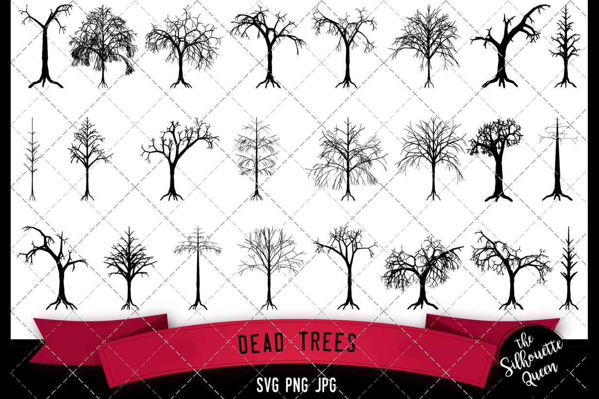 Dead Trees Svg Cut File (981057) | Cut Files | Design Bundles