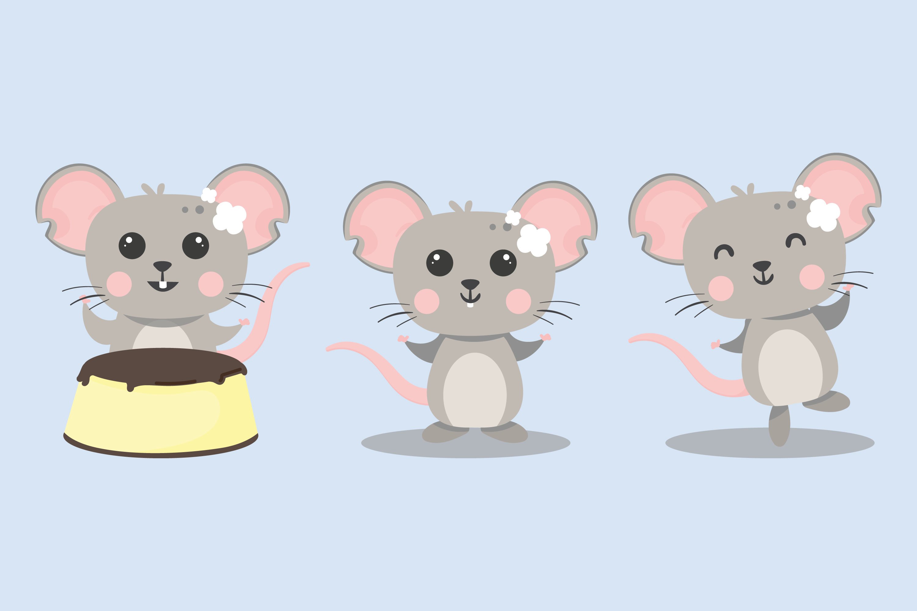 Cute Mouse Illustrations