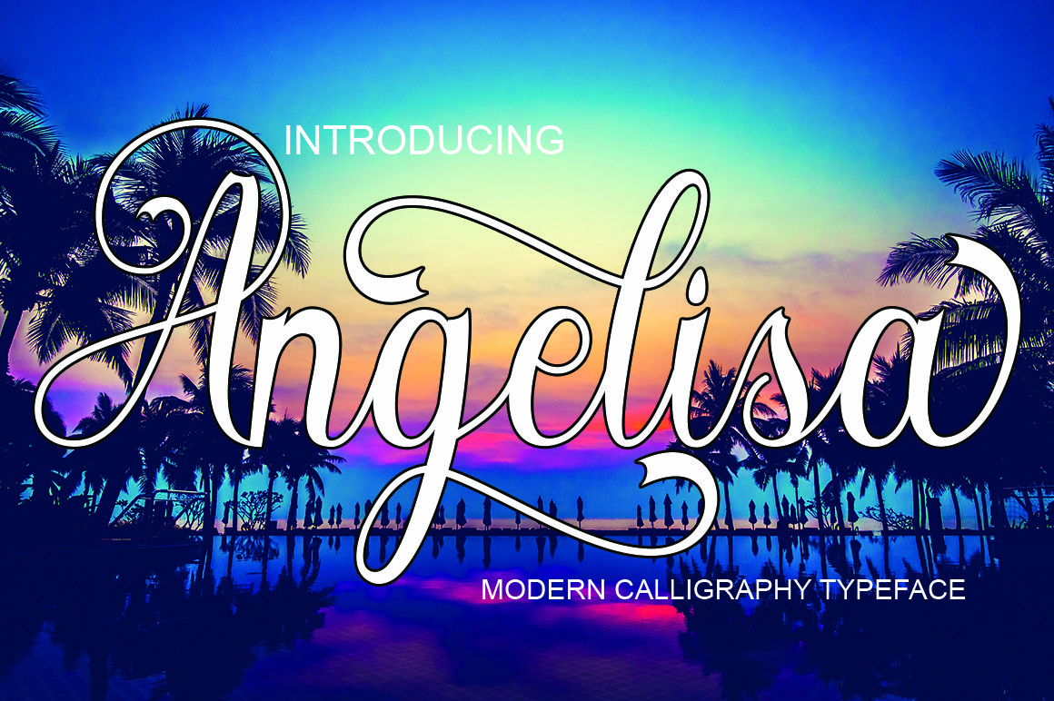 Angelisa (23390) | Script | Font Bundles