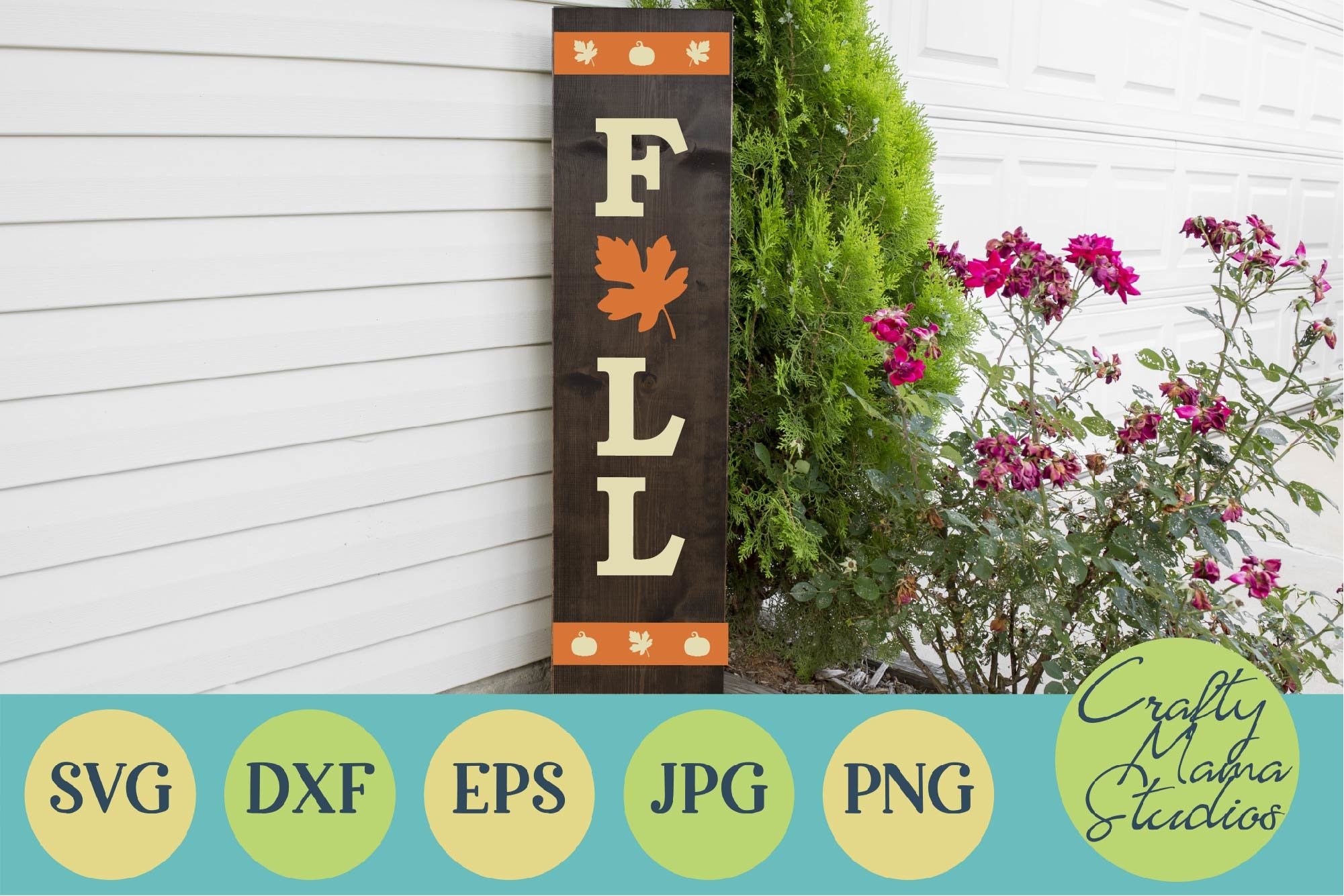 Fall Porch Sign Svg, Autumn Cut File, Season Digital File (775049 ...