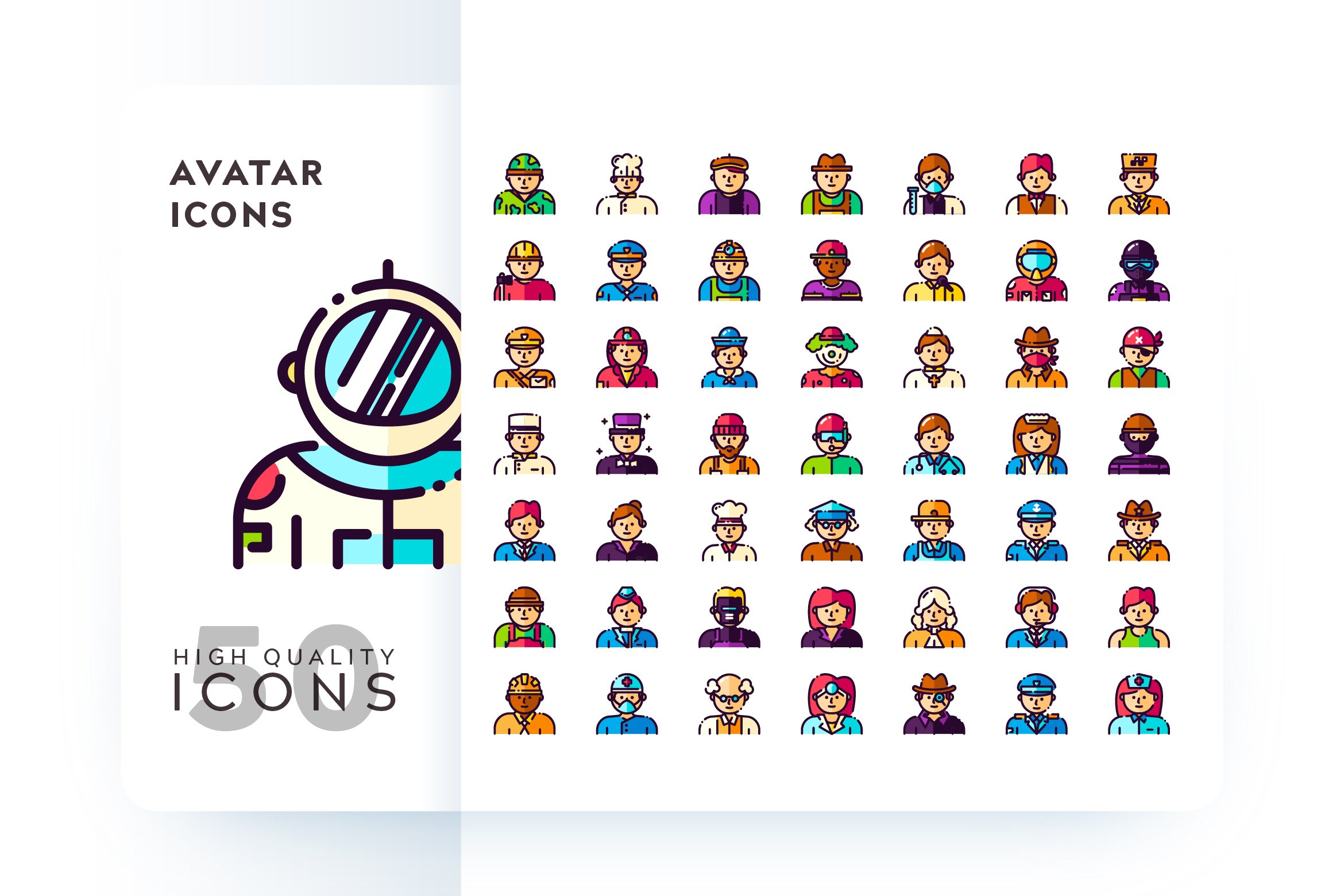 AVATAR ICON (292287) | Icons | Design Bundles