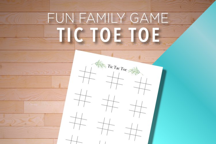Tic Tac Toe Family Fun Game (799084) | Other | Design Bundles