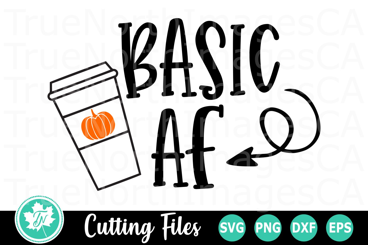 Basic AF - A Fall SVG Cut File (351977) | Cut Files | Design Bundles