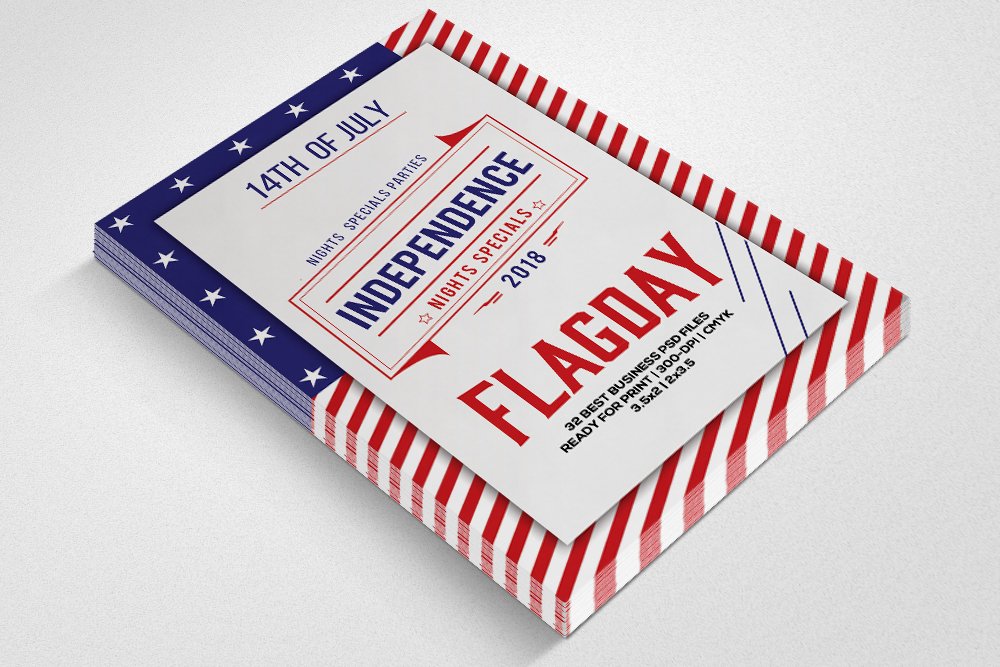 American Flag Day Flyer (94840) | Flyers | Design Bundles