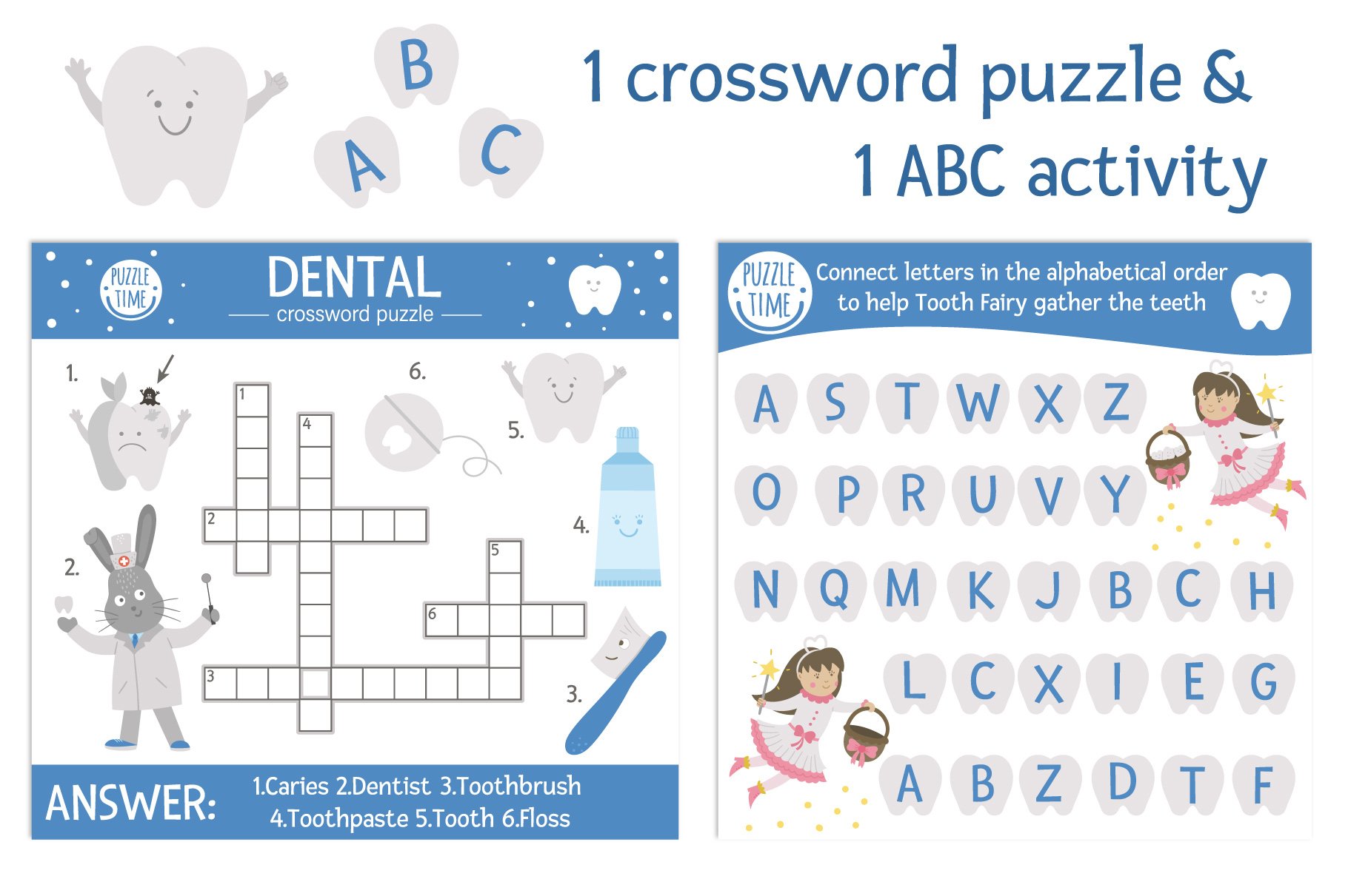 Dentist's Games (615513) | Educational | Design Bundles