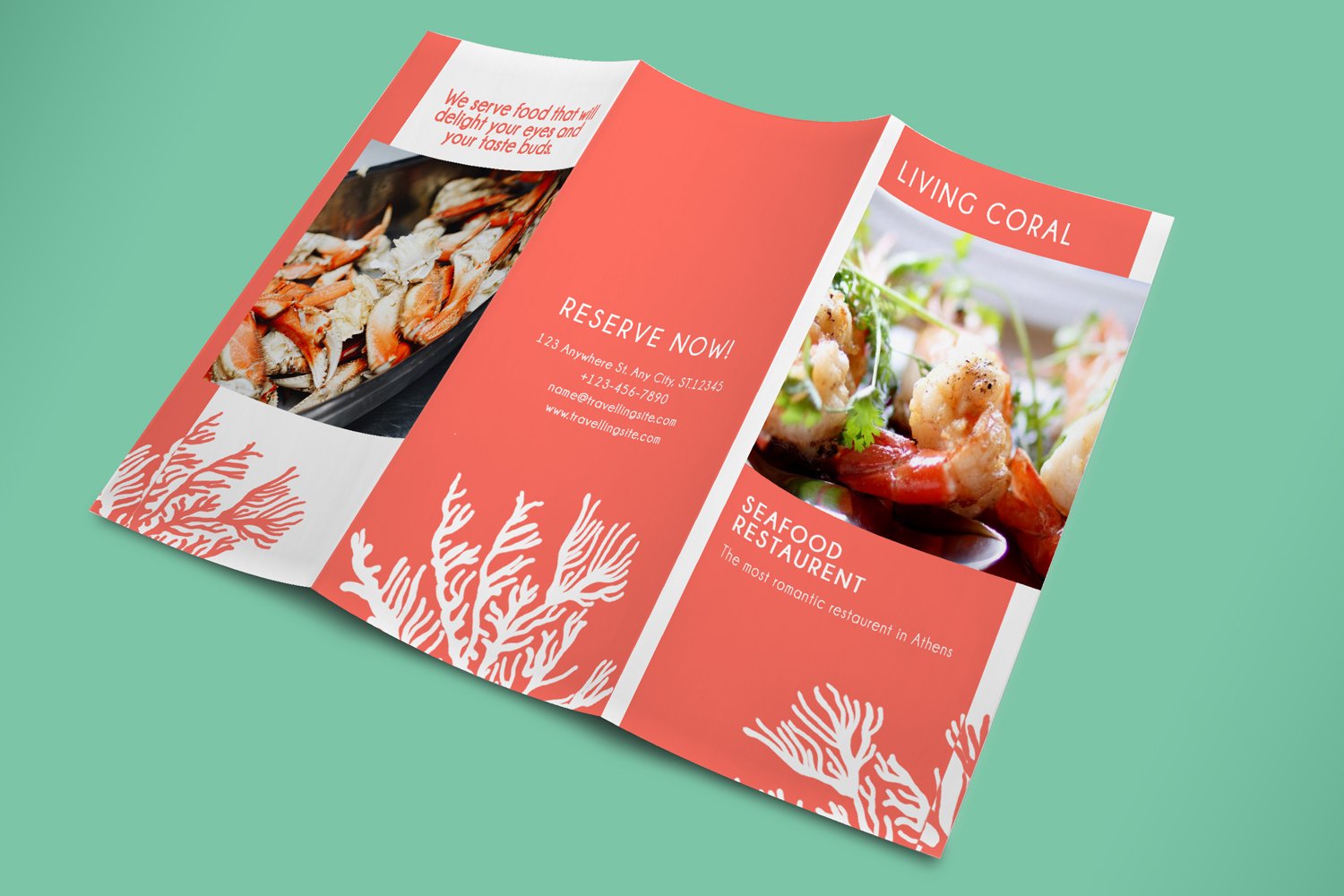 Seafood Restaurent-Tri-fold Brochure-PSD & AI Templates (255117 ...