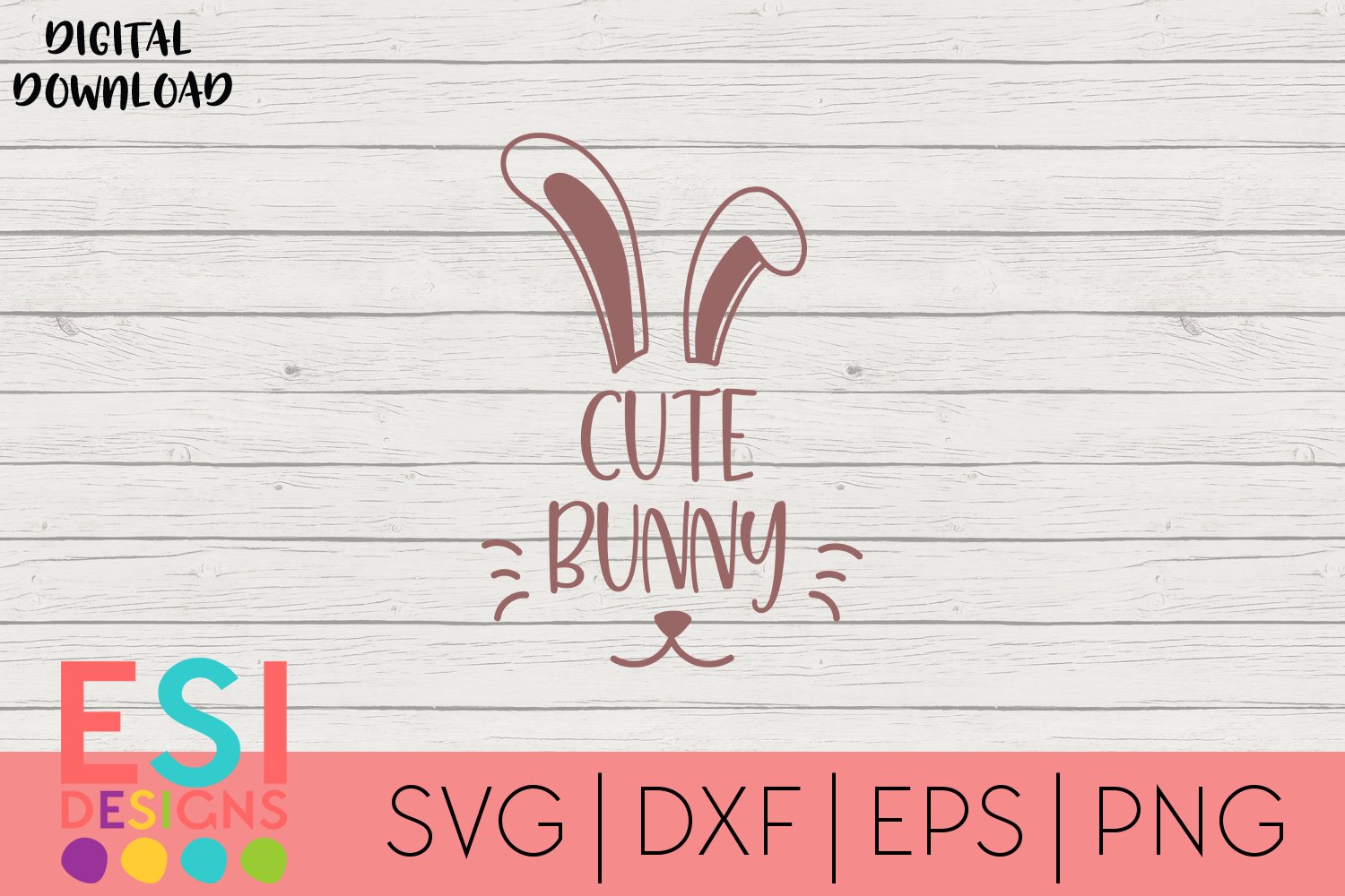 Cute Bunny SVG (1354735) | SVGs | Design Bundles