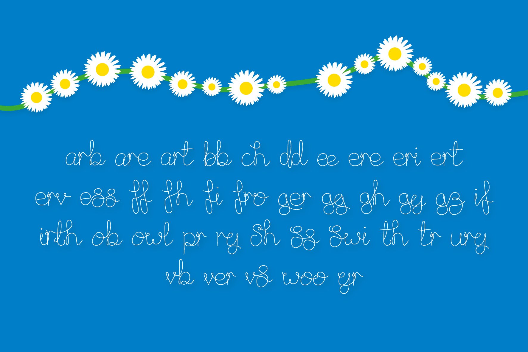 Daisy Chain (588623) | Handwritten | Font Bundles