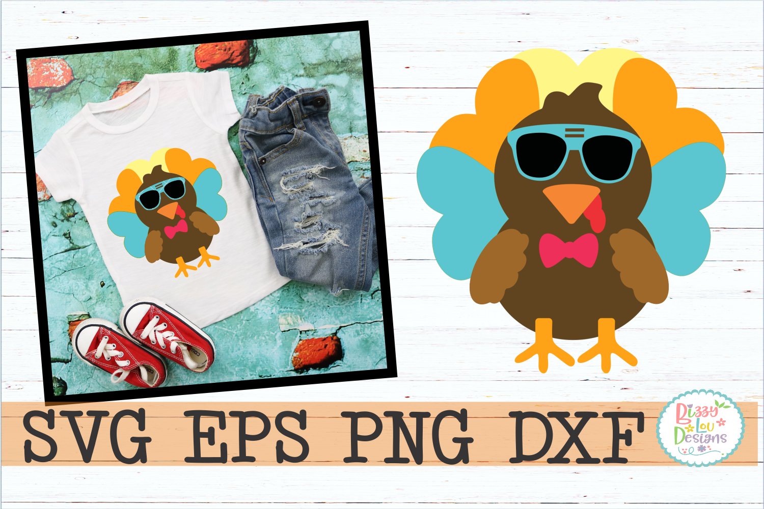 Cool Turkey SVG Design (36300) | Cut Files | Design Bundles