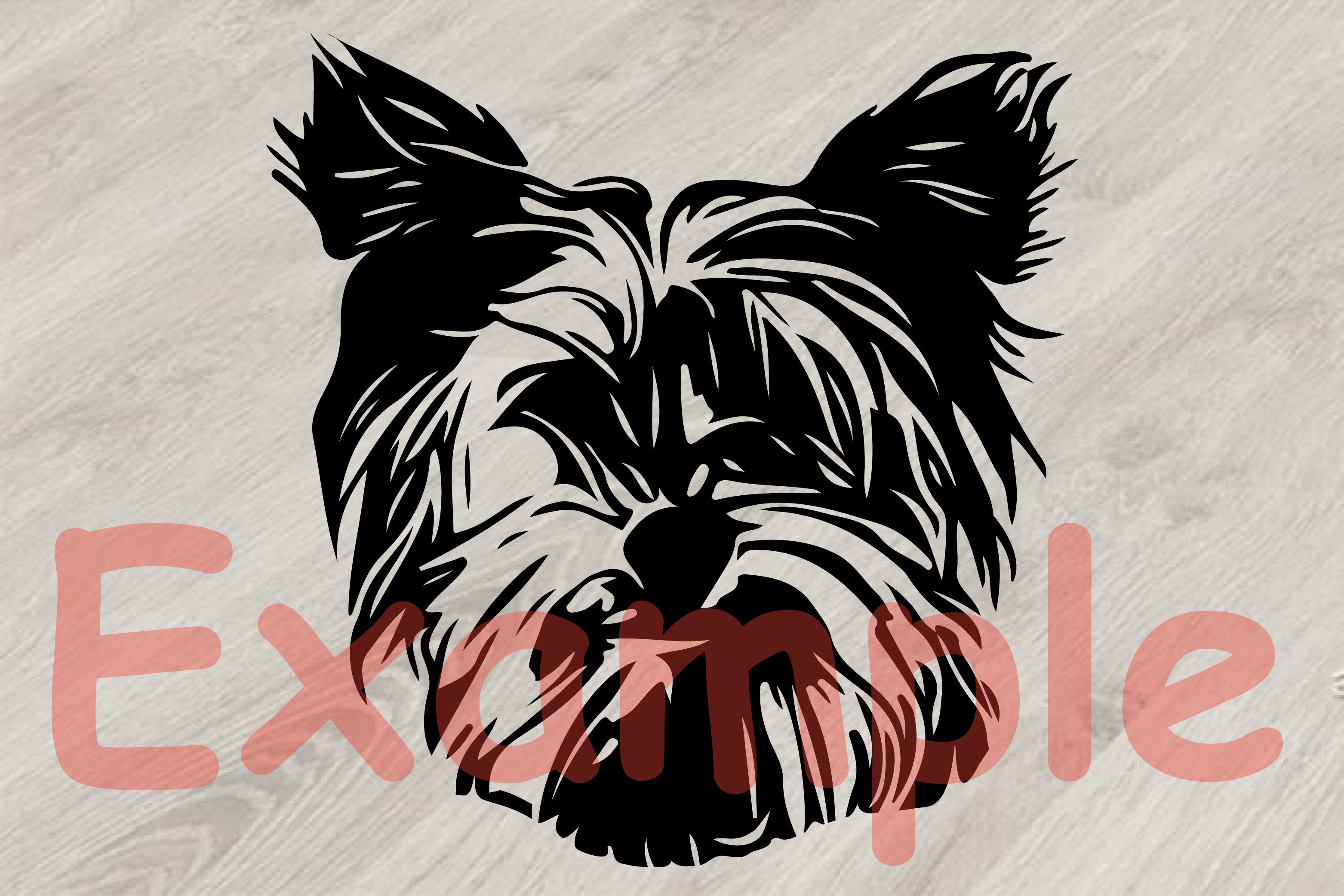 Yorkshire Terrier Whit Bandana Dog Puppy Family Pet 837S (97485) | SVGs ...