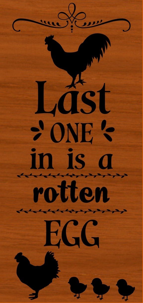 Last one in is a rotten egg (35694) | Illustrations | Design Bundles