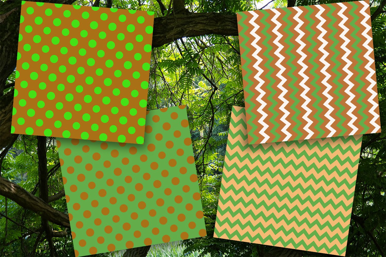 Safari Digital Paper, Jungle Baby Shower, Jungle, 50OFF (78407 ...