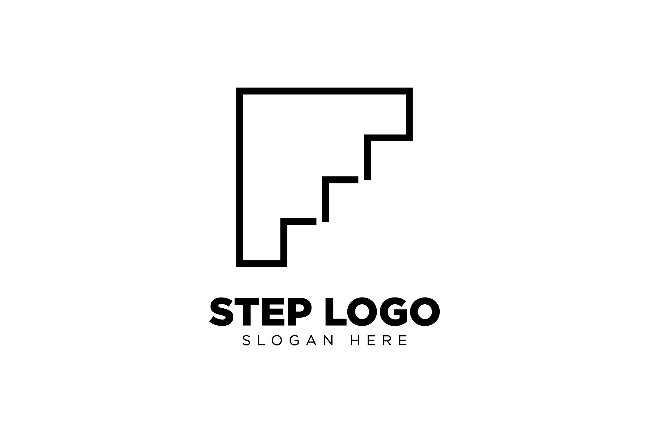Step Logo (776175) | Logos | Design Bundles