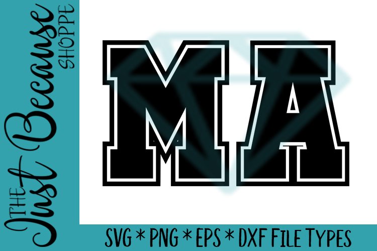 Massachusetts State, MA SVG File - 0892 (208244) | SVGs | Design Bundles