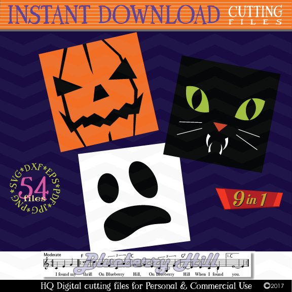 Halloween Monster Face svg - Halloween bundle Monster icons (39991 ...