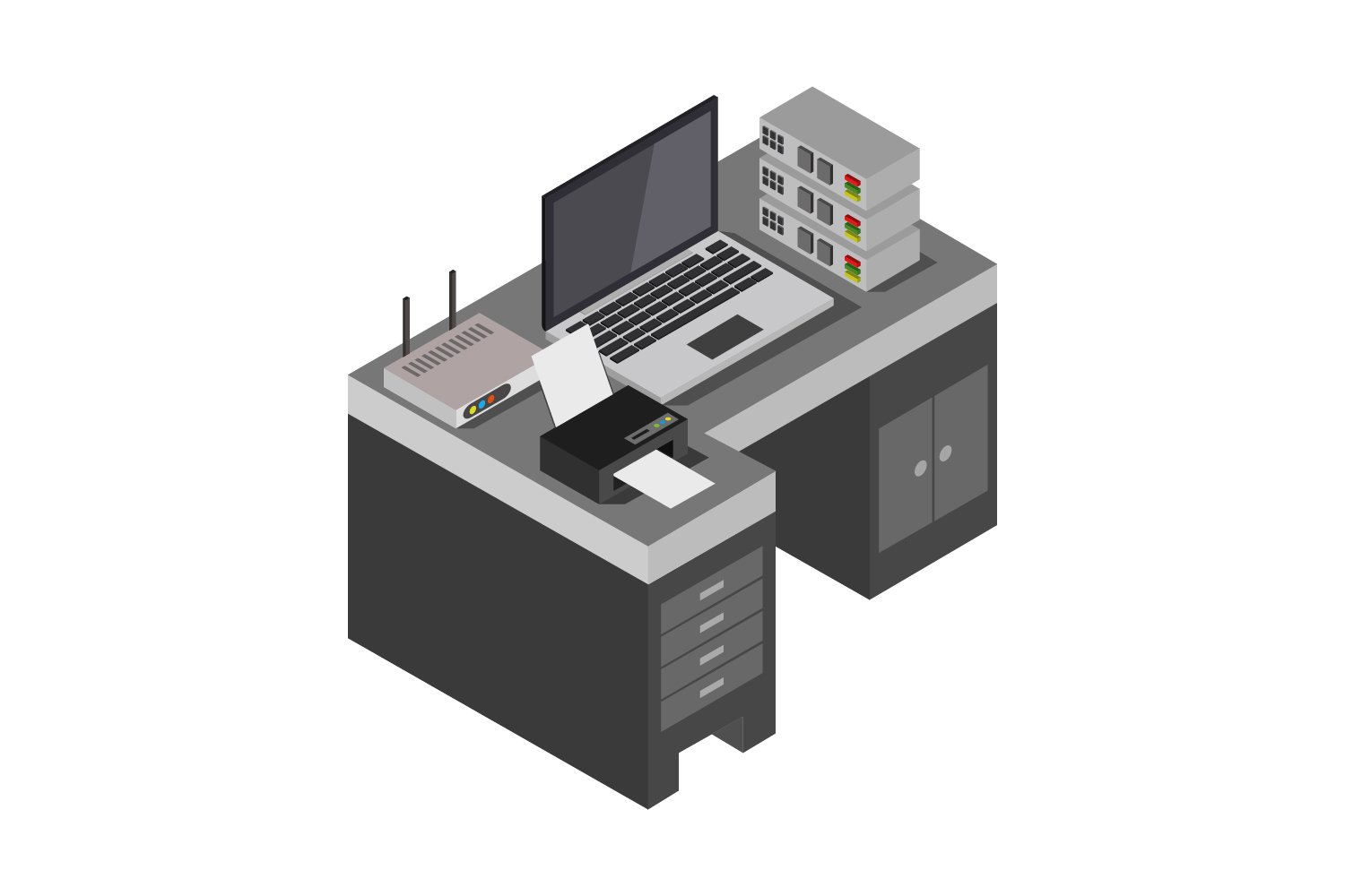 isometric desk (668333)