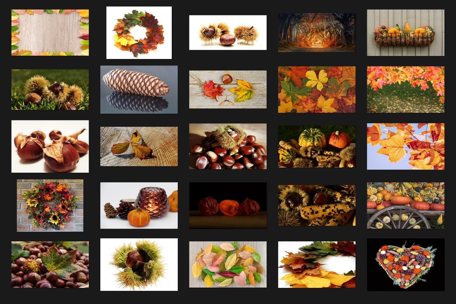 200 AUTUMN DIGITAL PHOTOSHOP OVERLAYS, BACKDROPS BACKGROUNDS (530397 ...