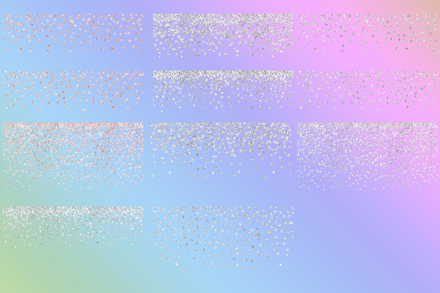 Soft Shimmer Glitter Confetti (586392) | Illustrations | Design Bundles