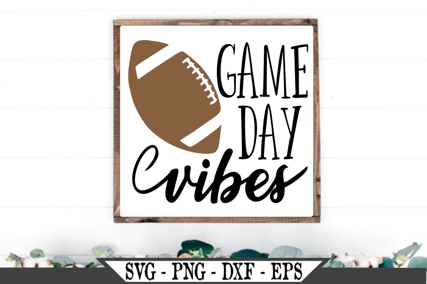 Game Day Vibes Football SVG (647851) | SVGs | Design Bundles