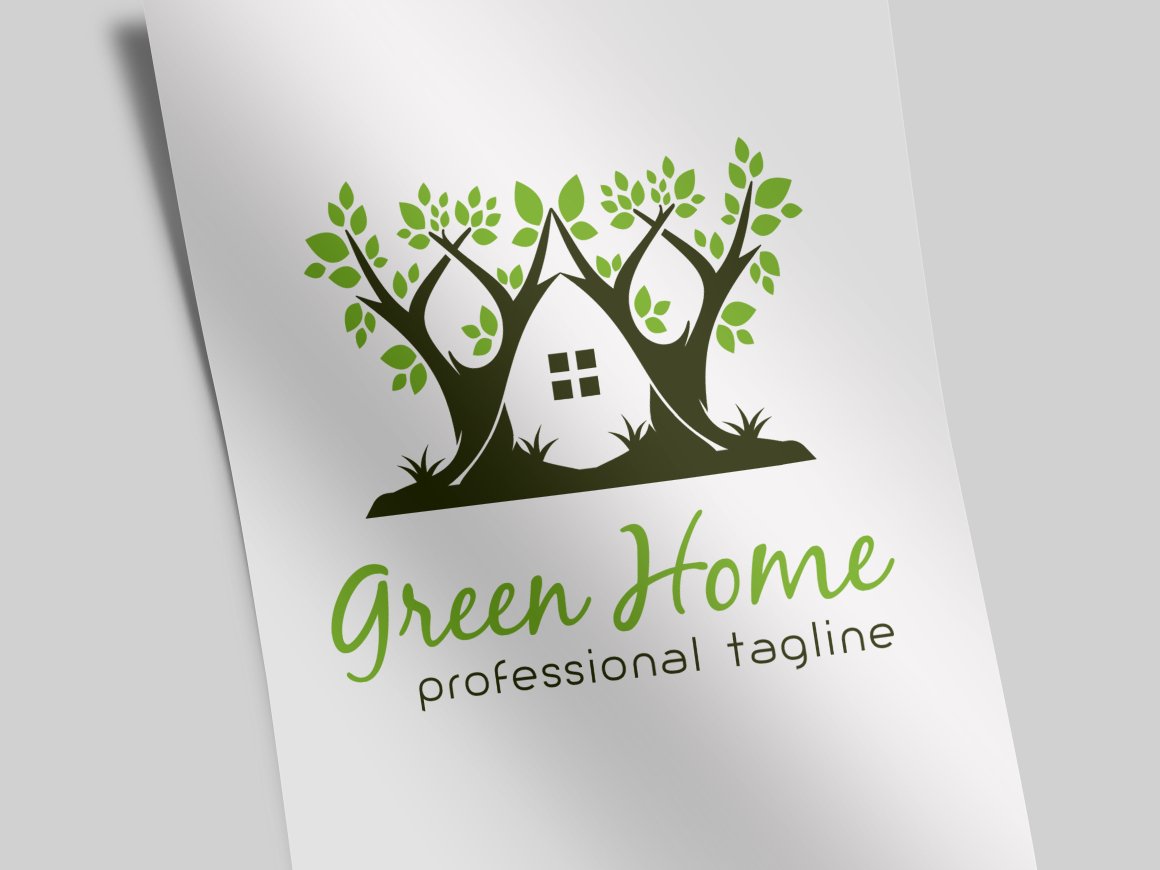 Green Home Logo (648175) | Logos | Design Bundles