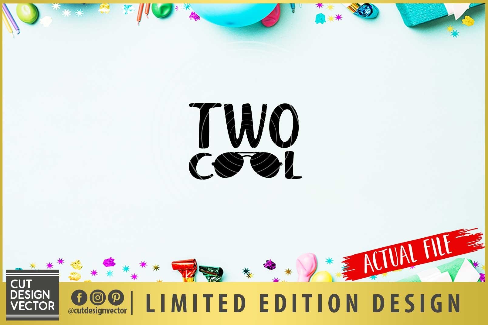 Two Cool SVG, 2nd Birthday SVG (582753) | SVGs | Design Bundles