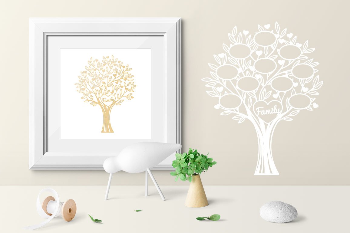 Family Tree| paper cut| Tree papercut