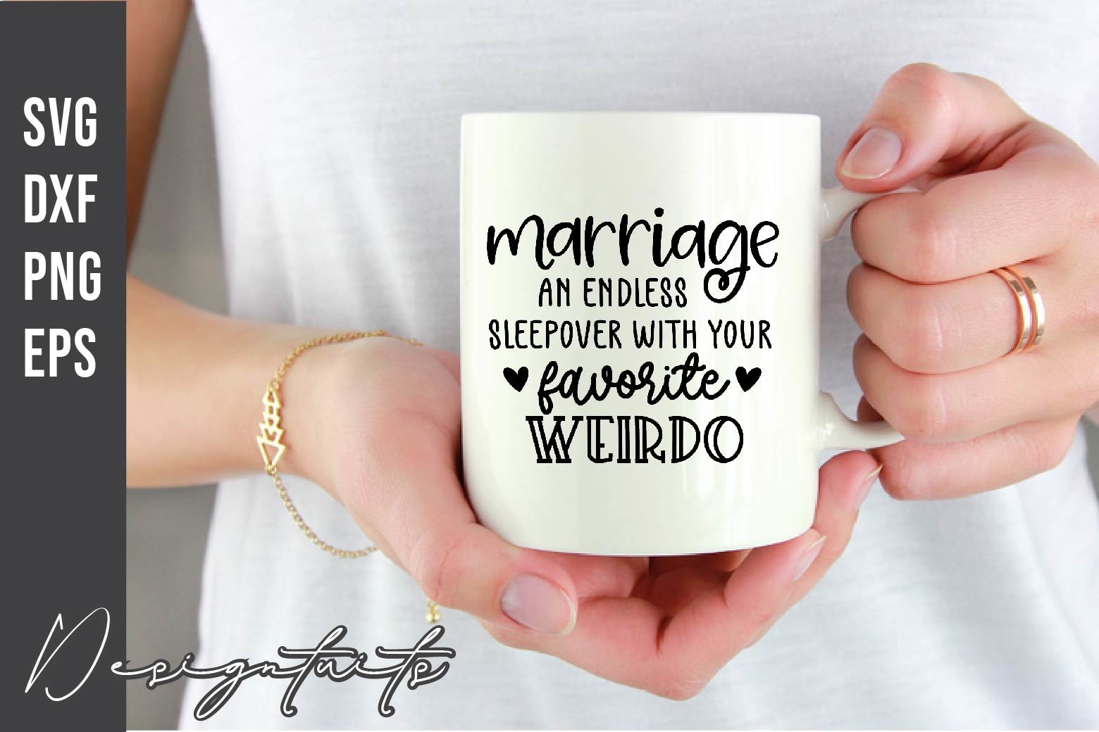 Marriage An Endless Sleepover With Your Favorite Weirdo SVG (897689 ...