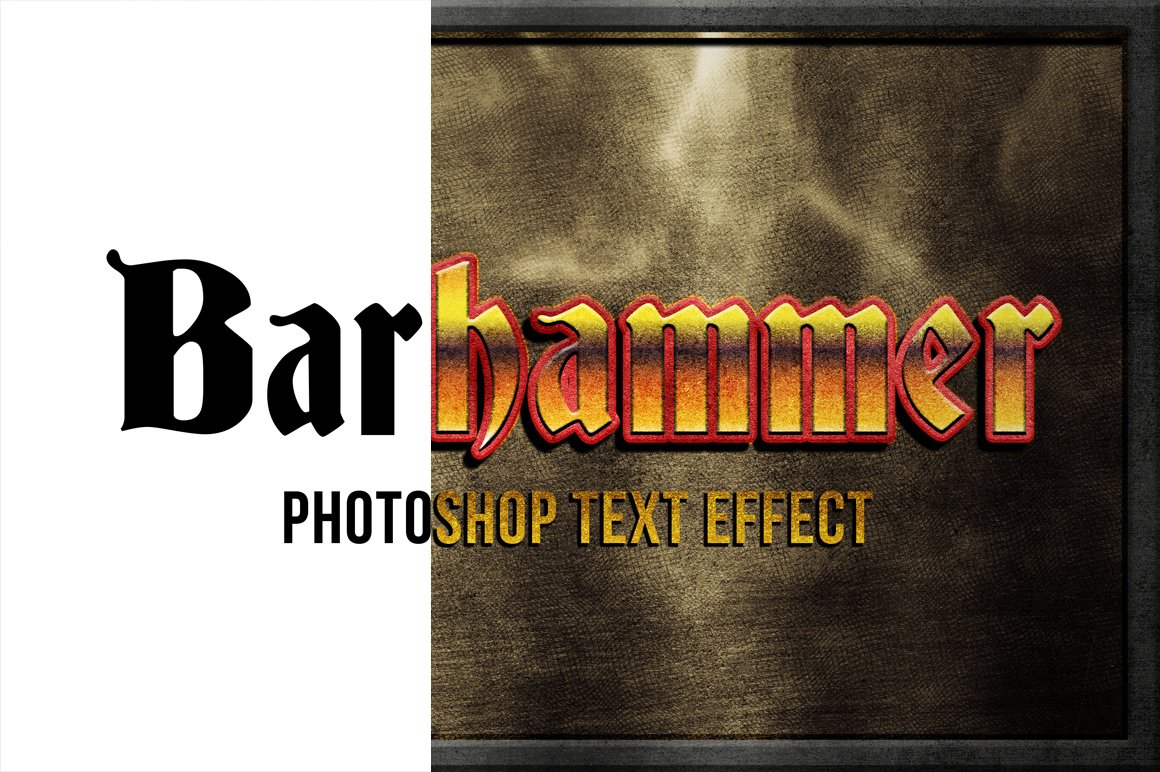 Medieval Text Effect for Photoshop