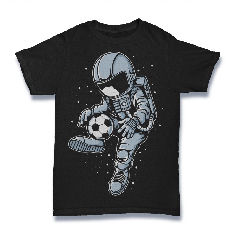 20 Astronaut Cartoon Tshirt Designs Bundle (925337) | Illustrations ...