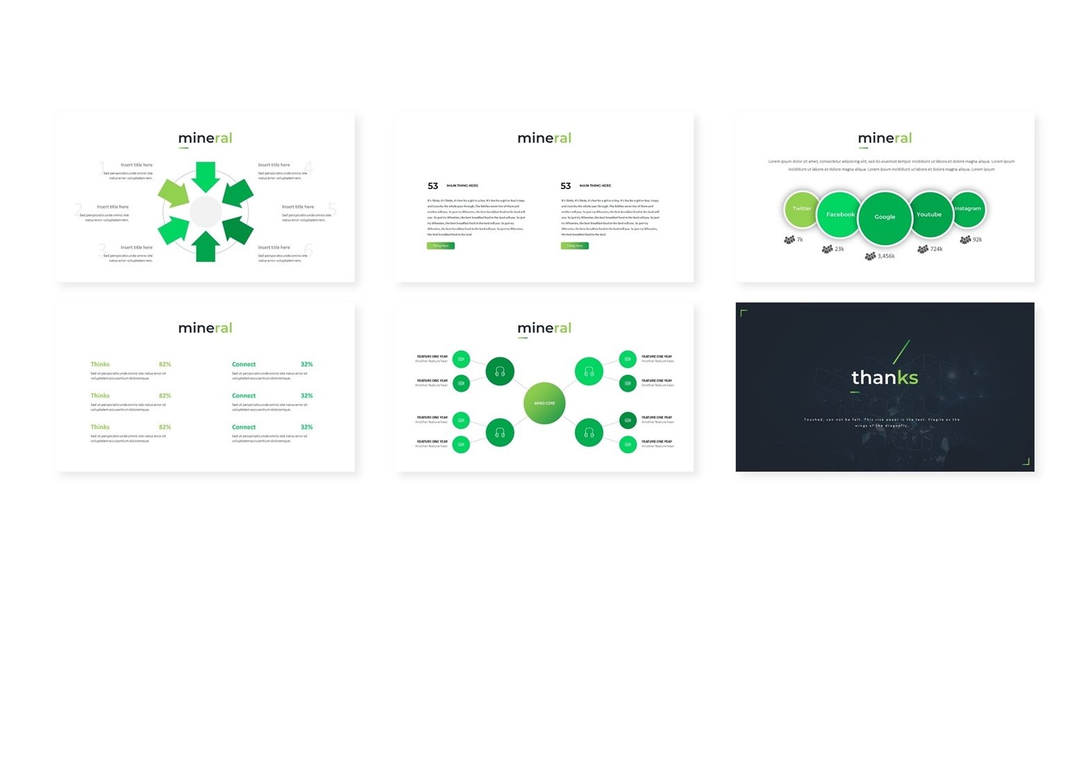 Mineral - Powerpoint Template (329410) | Presentation Templates ...