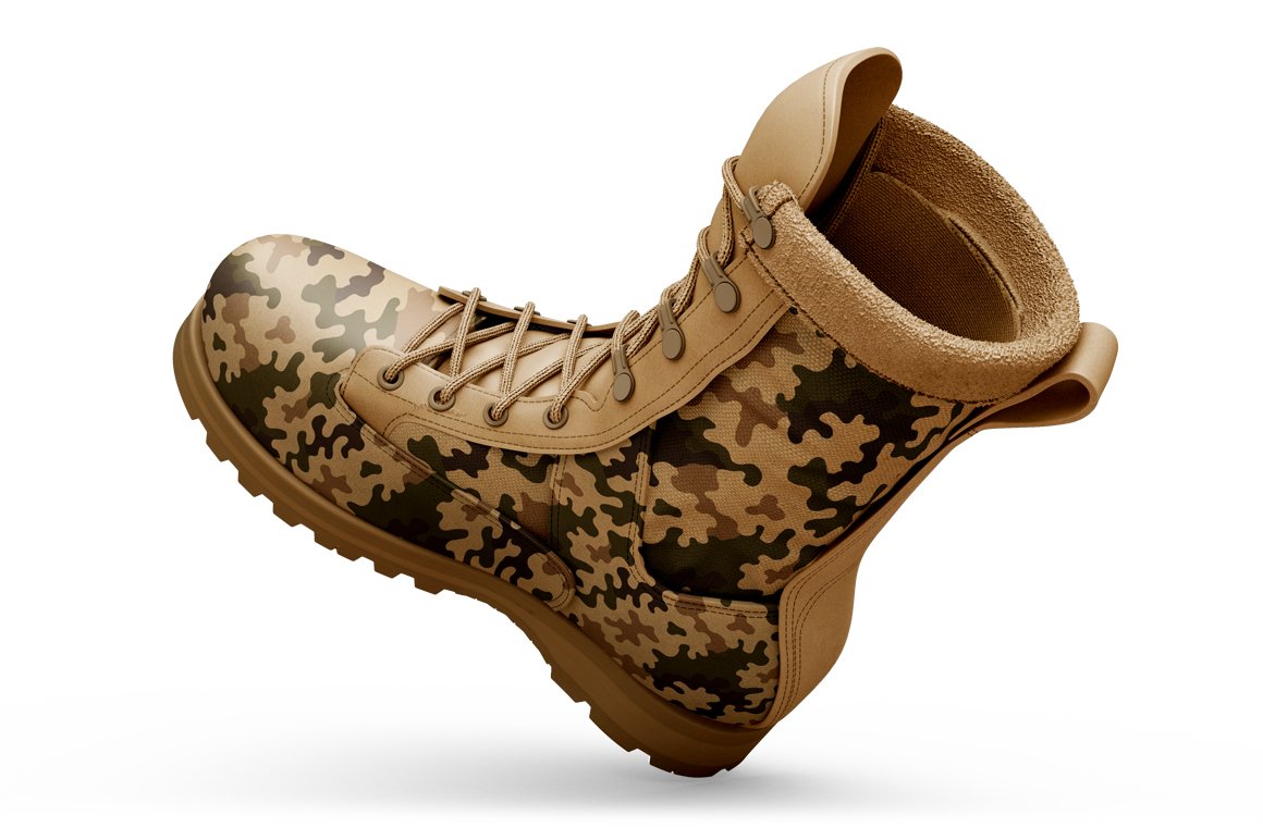 Military Boots Mockup (48272) | Mockups | Design Bundles