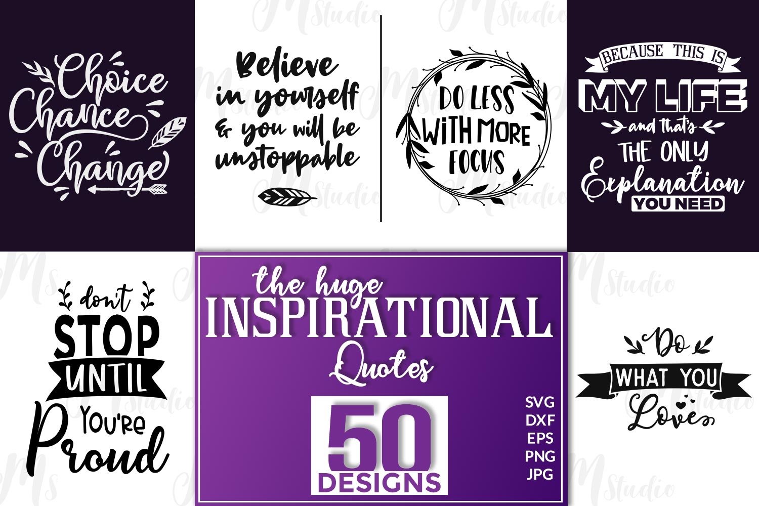 The Huge Inspirational SVG Bundle (1021241) | Cut Files | Design Bundles