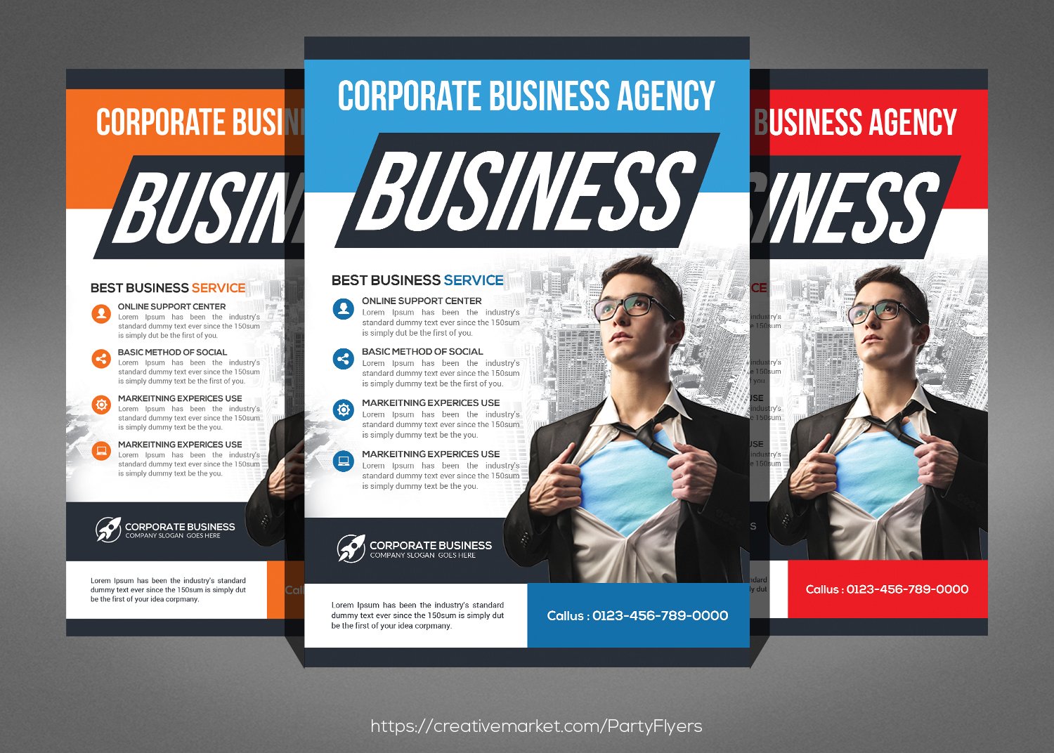 Agency Flyer (100215) | Flyers | Design Bundles