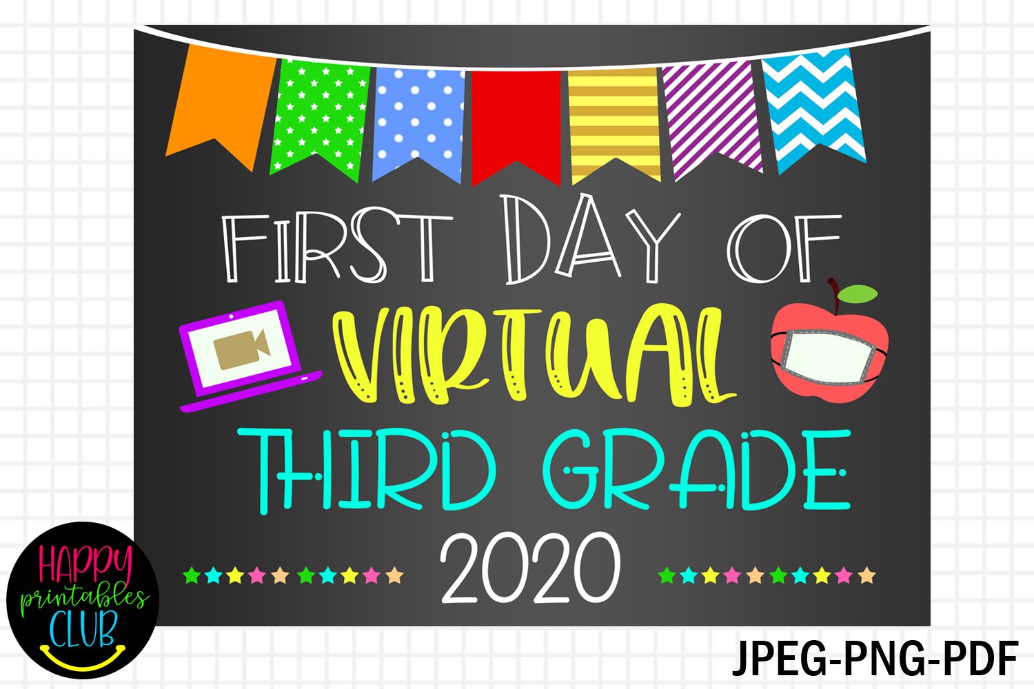 First Day Of 3rd Grade Sign