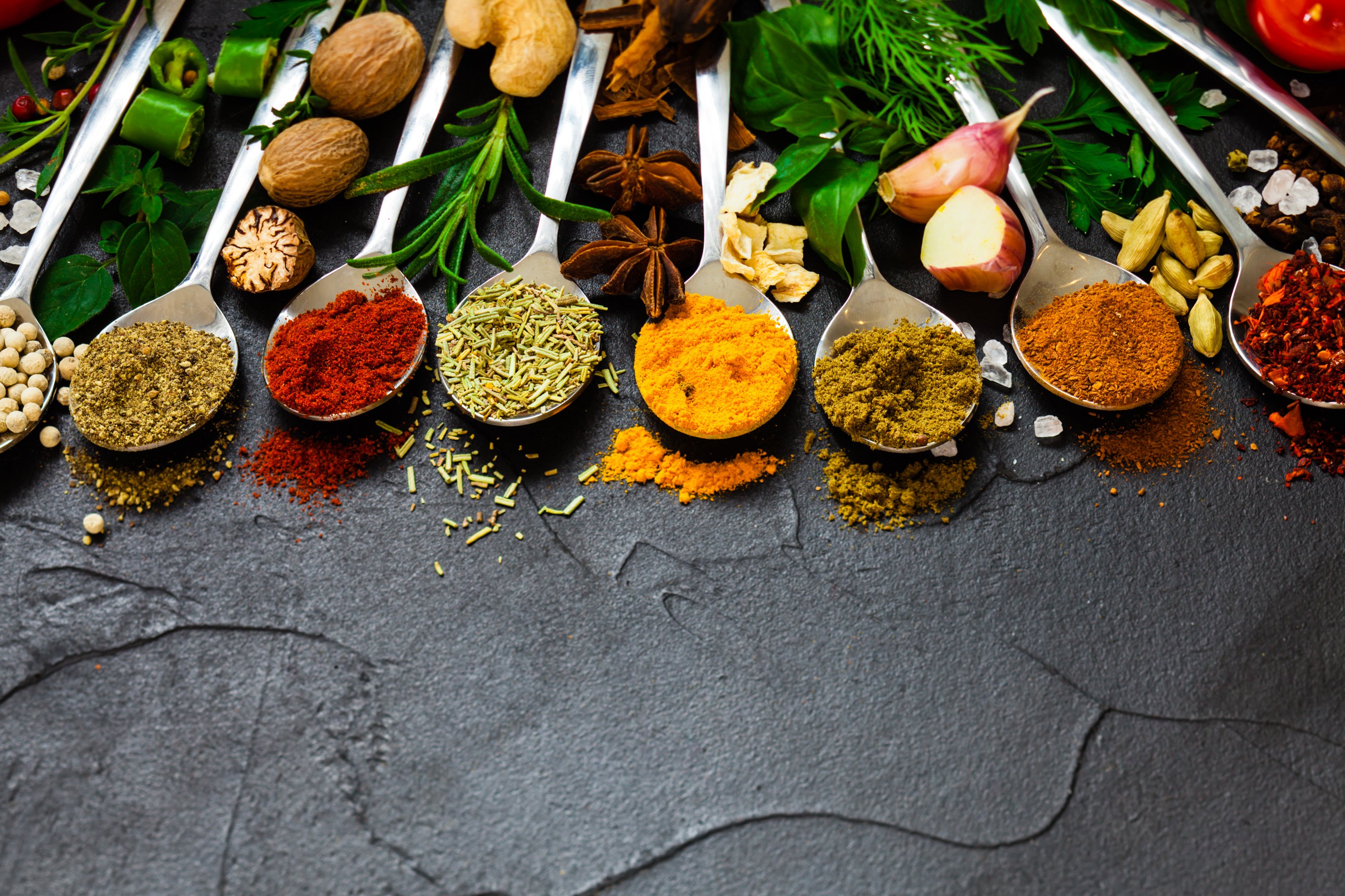 Big choice of spices and herbs (610582) | Food and Drink | Design Bundles