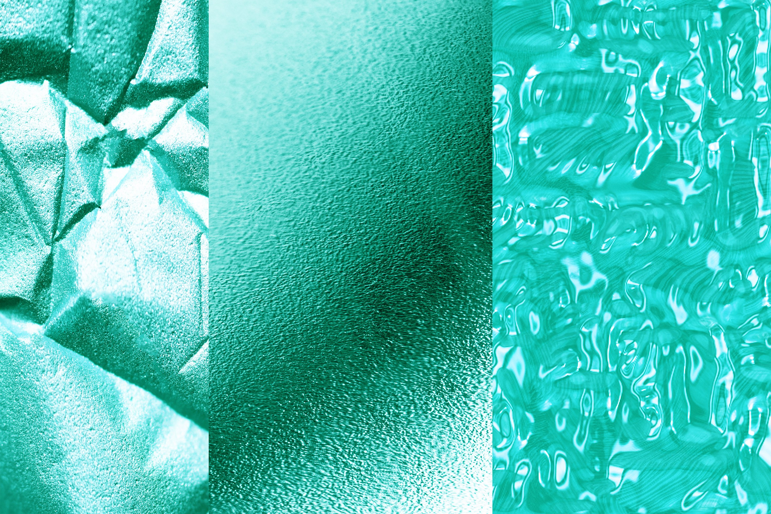 Turquoise Metallic Digital Papers, Metallic Textures (328512 ...