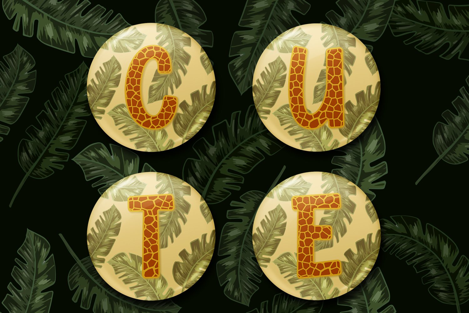 Giraffe Skin Alphabet