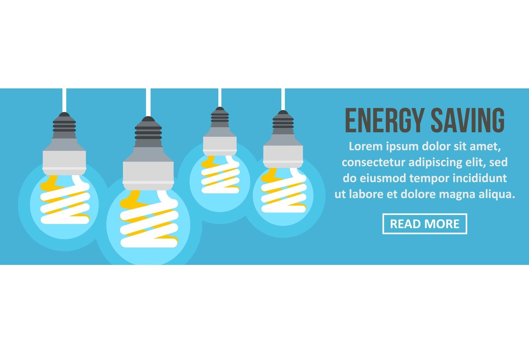 Saving Energy Banner Logo