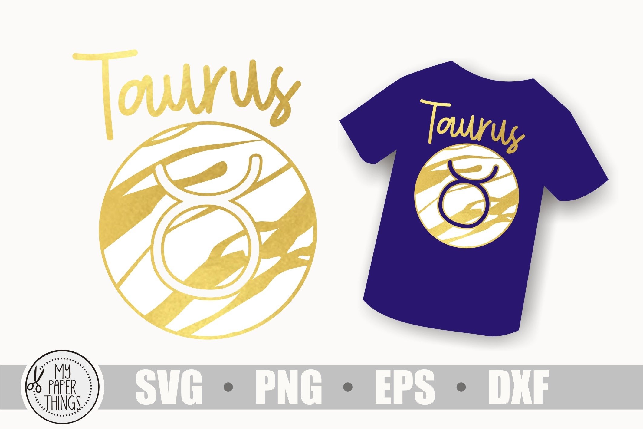 Taurus svg bundle, Birthday svg, Zodiac sign (521736) | Cut Files ...