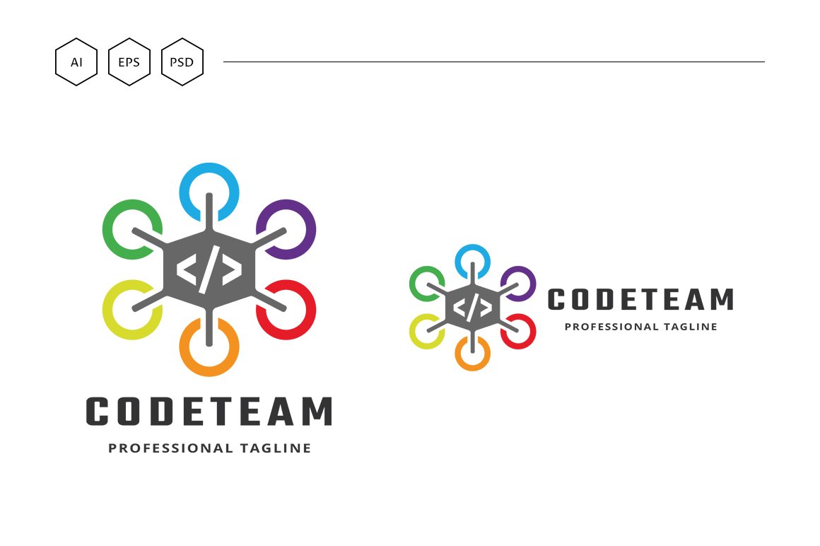 Code Team Logo (673517) | Logos | Design Bundles