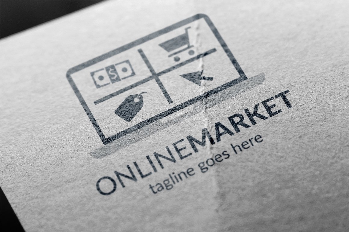 Online Market Logo (654912) | Logos | Design Bundles