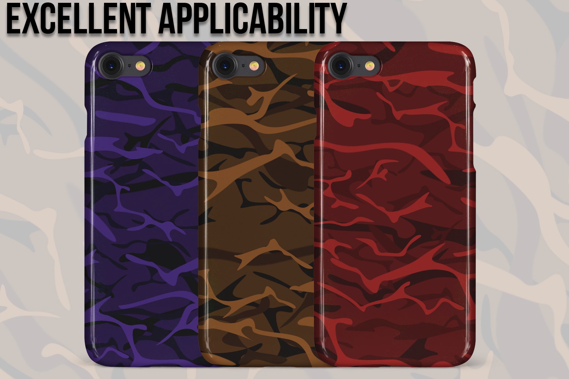 Worm Camouflage Patterns (391307) | Patterns | Design Bundles